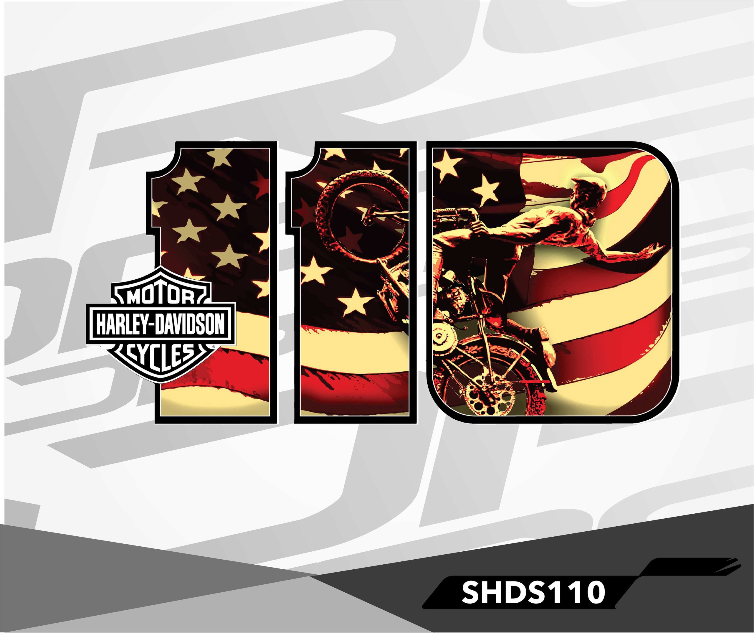 Sticker HARLEY DAVIDSON 110AÑOS - Tienda online de stickers para ...